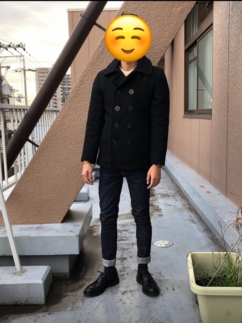 [レビュー]ピーコートの大定番Schottの740Nのサイズ感と着こなし - joat